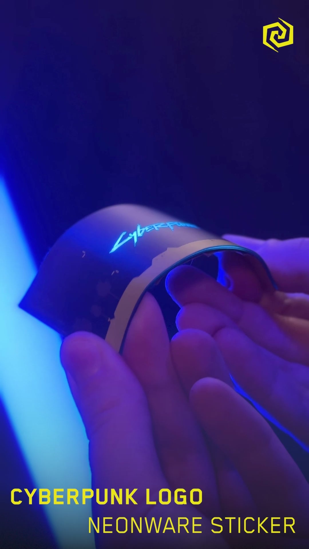 CYBERPUNK LOGO 🌆🔵💫 NEONWARE STICKER Cyberpunk 2077 Official – Lumiverse
