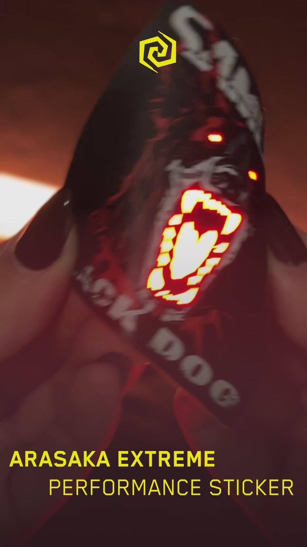 SAMURAI BLACK DOG 🐺 🎸 NEONWARE STICKER Cyberpunk 2077 Official – Lumiverse