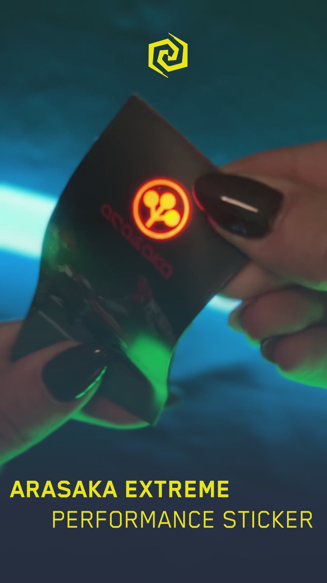 ARASAKA EXTREME PERFORMANCE 🤺⚡🤖 NEONWARE STICKER Cyberpunk 2077 Offici ...